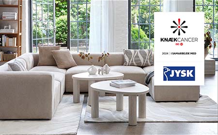 JYSK og Lars Larsen Group donerer 1 mio. kr. til Kræftens Bekæmpelse | GOJYSK.com